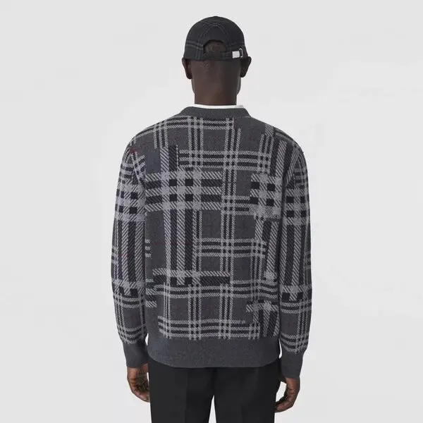 Burberry Checkered Jacquard Jumper
