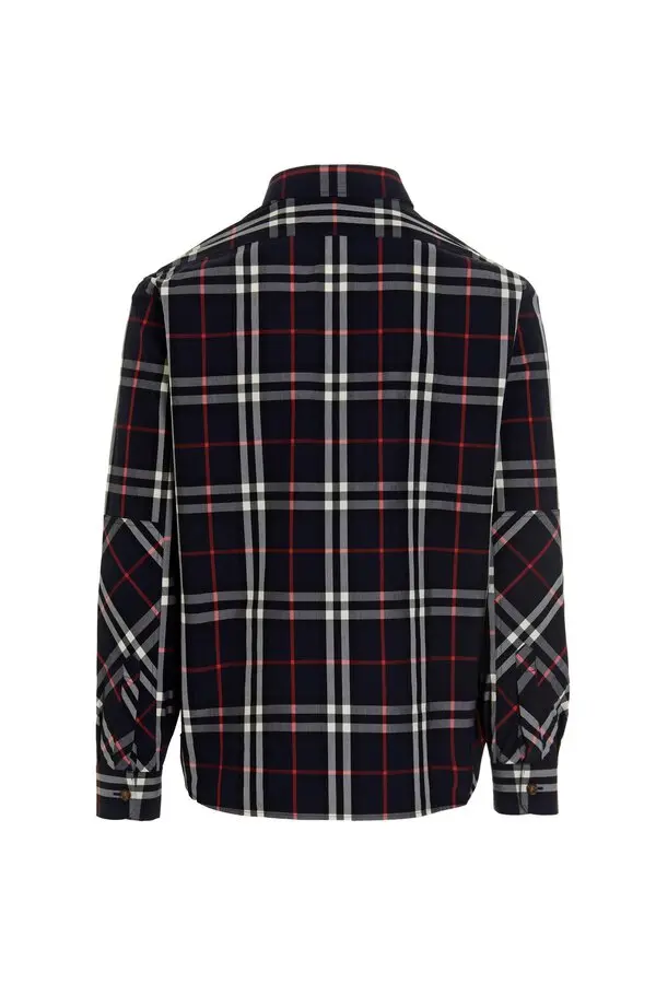 Burberry Check-print Button-down Shirt