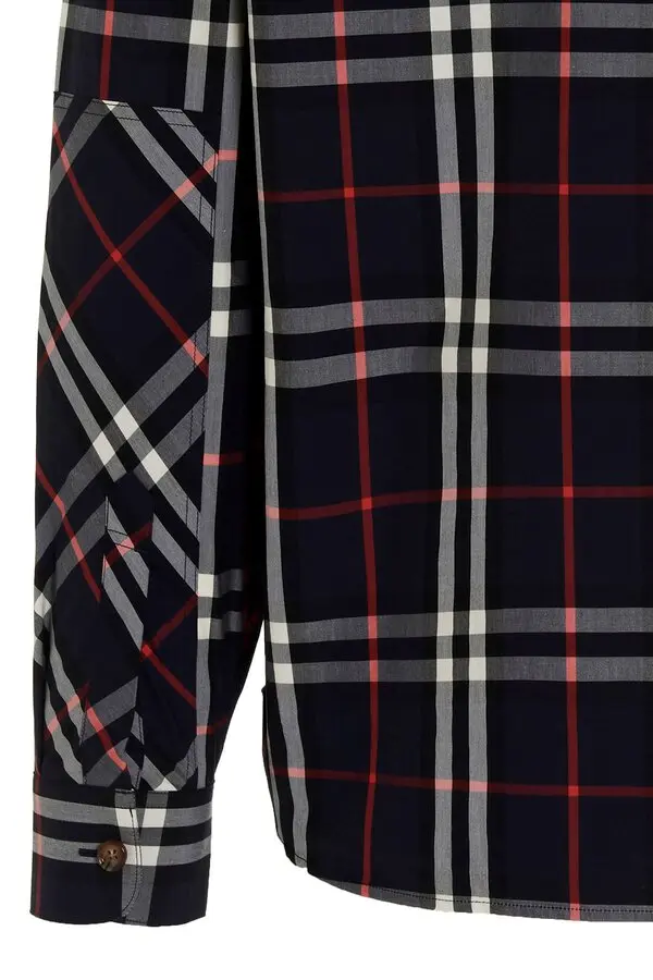 Burberry Check-print Button-down Shirt