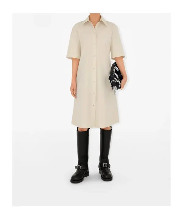 Burberry Short Sleeve Shirt Dress