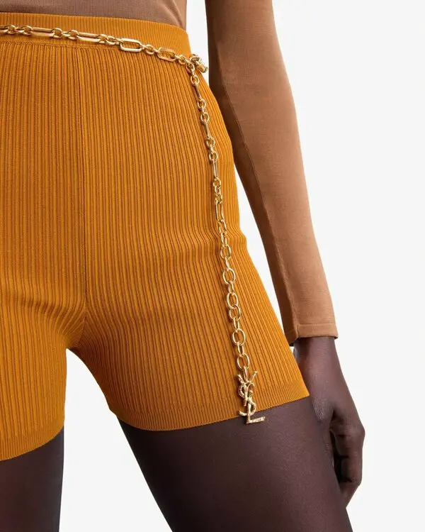 Saint Laurent Cassandre Chain Belt