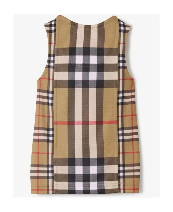 Burberry Vintage Check Mesh Tank Top