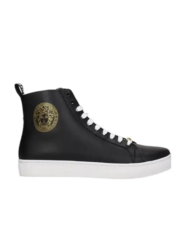 Versace High-top Round-head Casual Sneakers