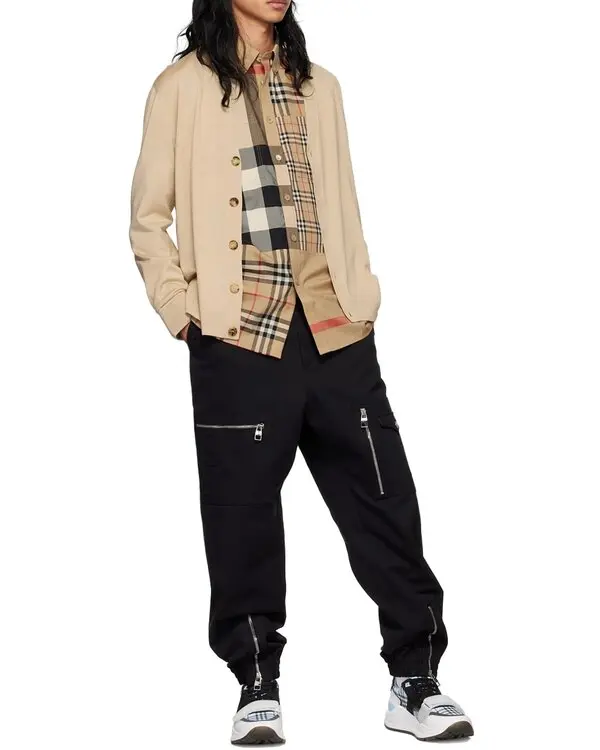 Burberry V-neck Button-up Cardigan