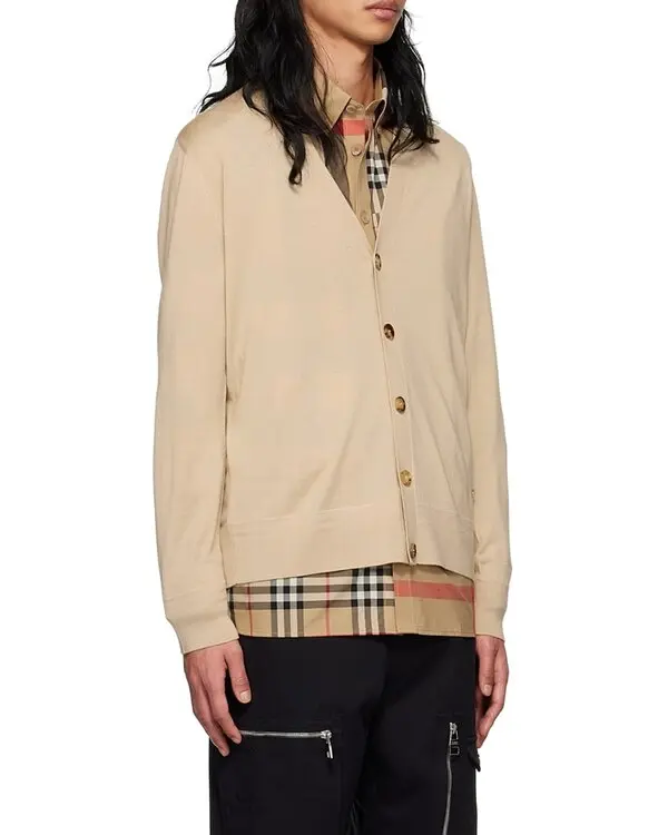 Burberry V-neck Button-up Cardigan