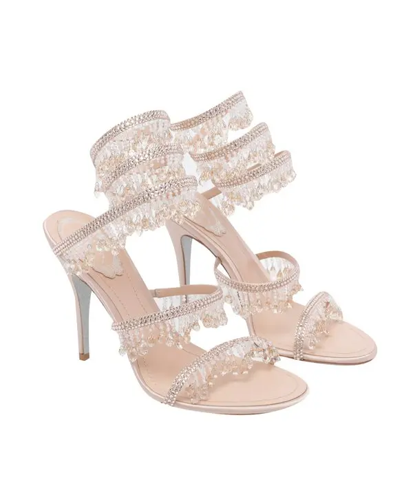 Rene Caovilla Embellished Ankle-strap Sandals