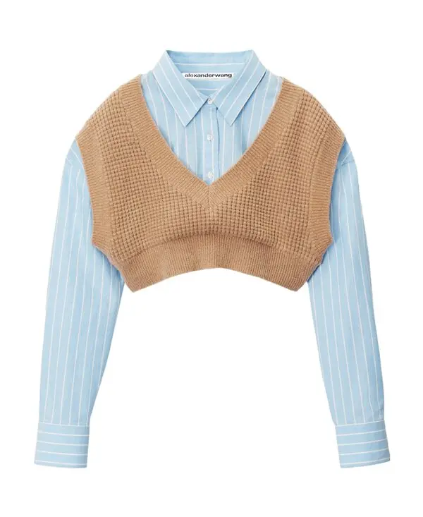 Alexander Wang Bi-layer Waffle Vest