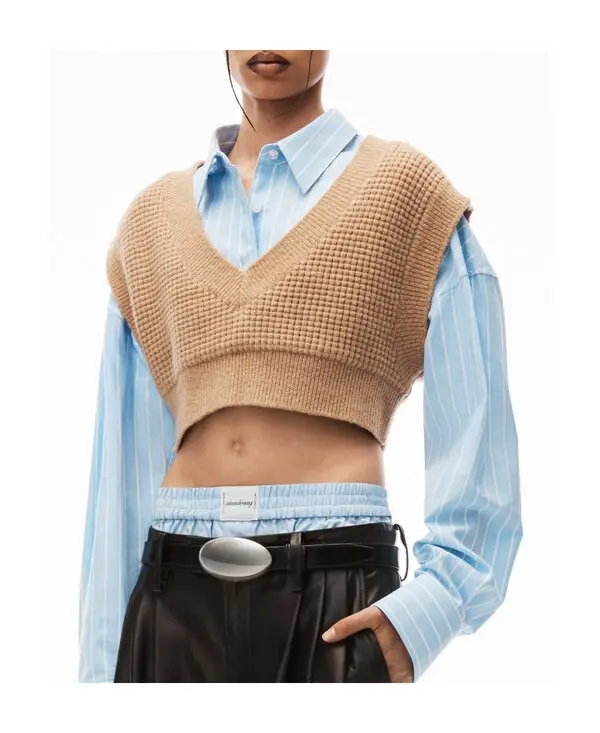 Alexander Wang Bi-layer Waffle Vest