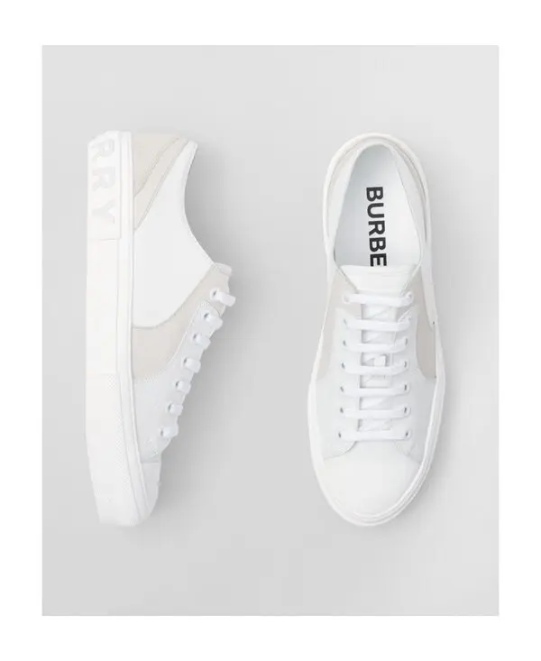 Burberry Two-tone Leather Sneakers