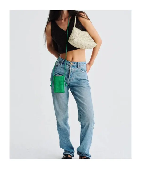 Dragon Diffusion Woven Shoulder Bag