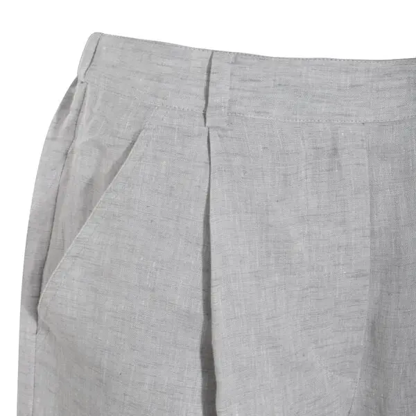 Brunello Cucinelli Linen Tailored Shorts