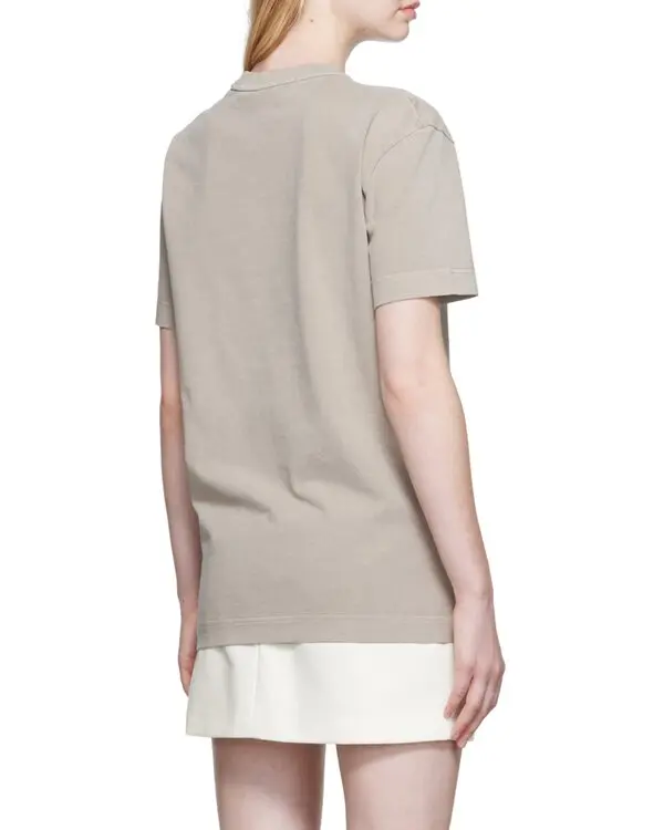 Alexander Wang Logo-embossed Cotton T-shirt