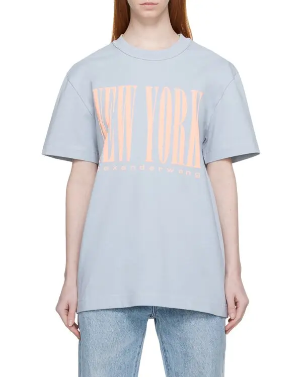 Alexander Wang Graphic Printed Crewneck T-shirt