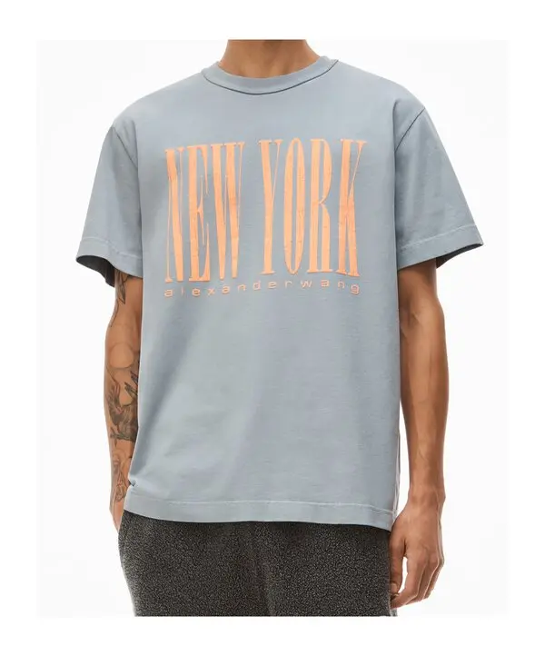 Alexander Wang Graphic Printed Crewneck T-shirt