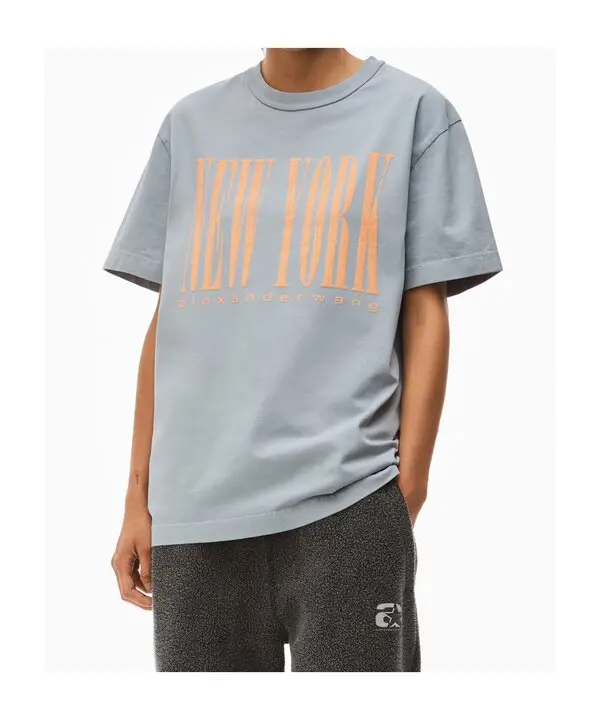 Alexander Wang Graphic Printed Crewneck T-shirt