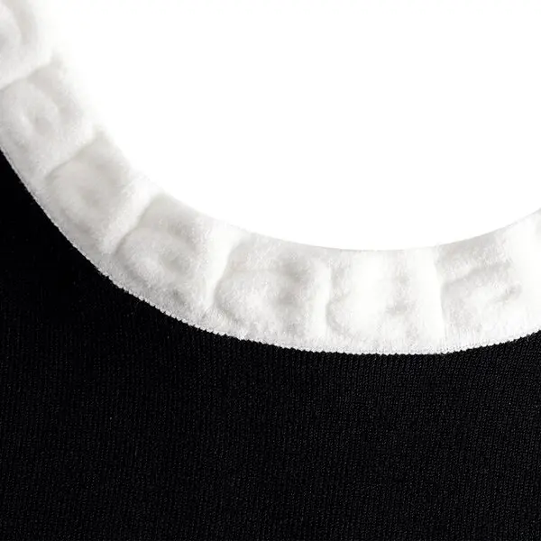 Alexander Wang Logo Jacquard Trim Cropped Top