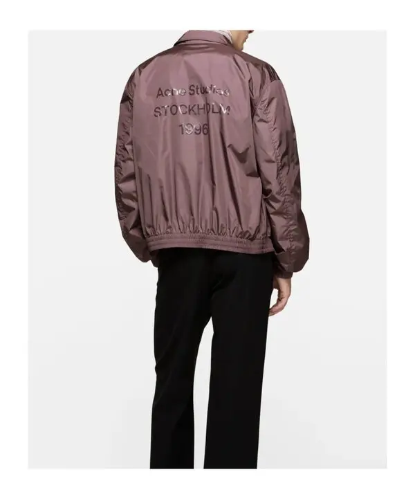 Acne Studios Logo-print Zip-up Lightweigt Jacket