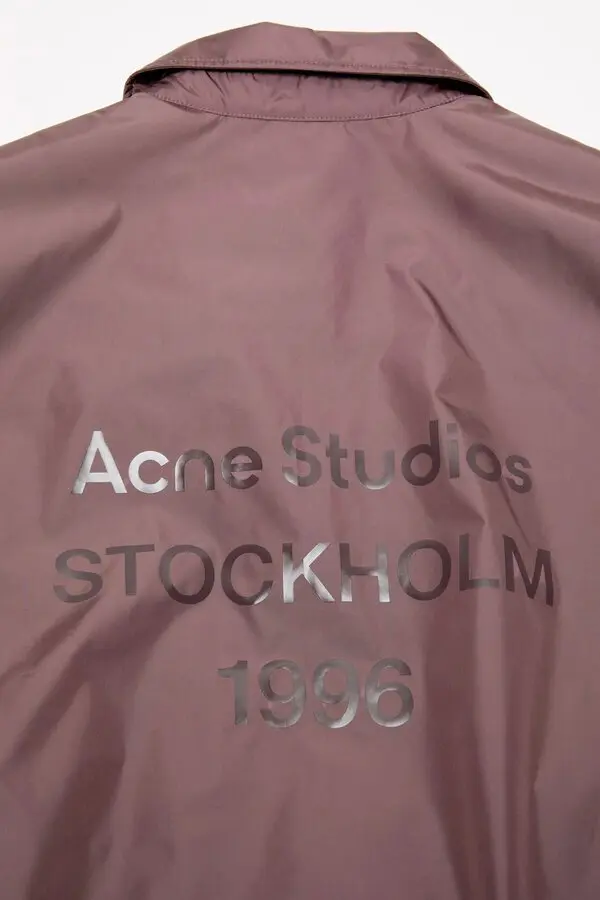 Acne Studios Logo-print Zip-up Lightweigt Jacket