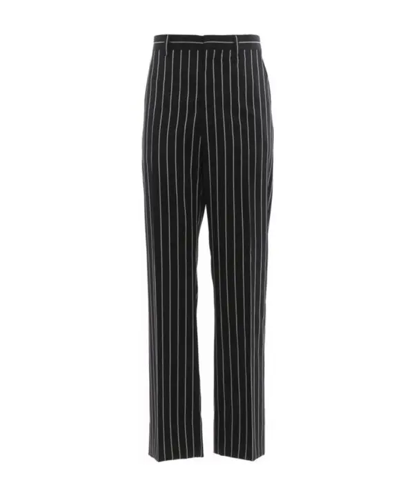 Burberry Pinstripe Twill Casual Trousers