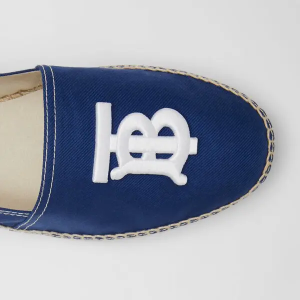 Burberry Logo Embroidered Espadrilles