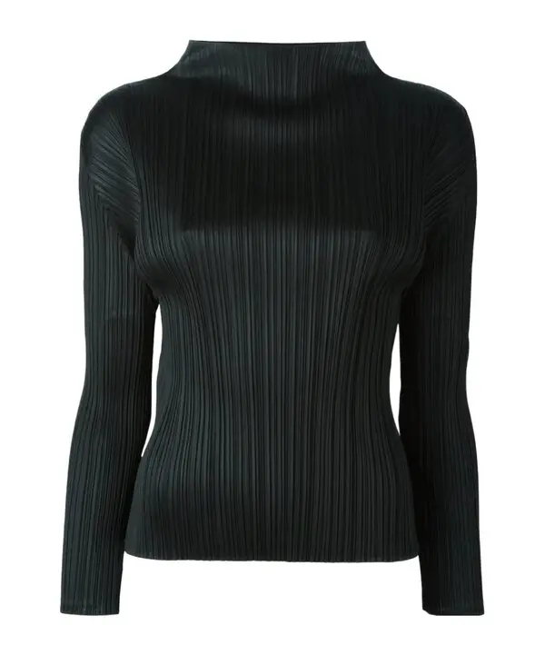 Issey Miyake High-neck Top