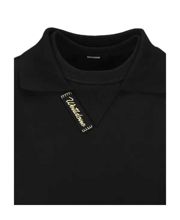 We11Done Layered Open-necked Sweater