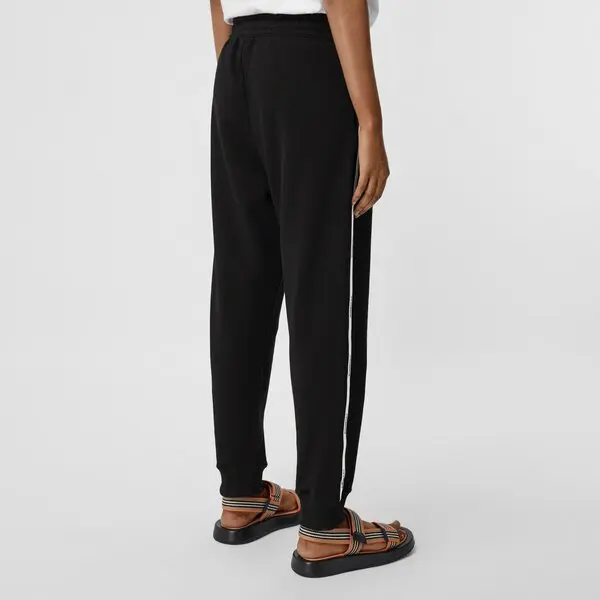 Burberry Logo-tape Track Pants - Black