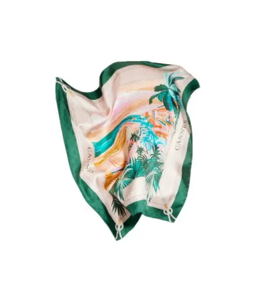 Gucci Printed 'cannes' Silk Carr - Multicolor