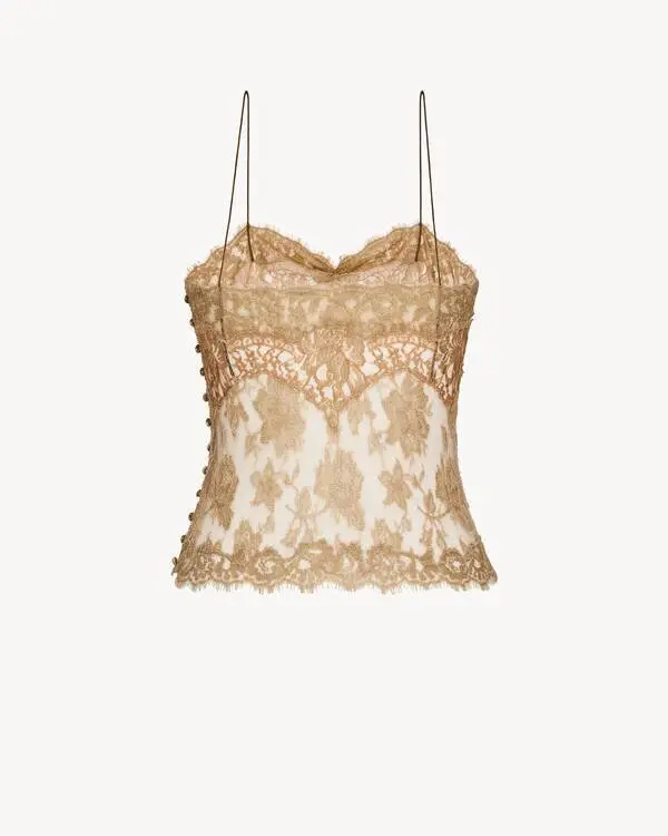 Saint Laurent Lace Camisole