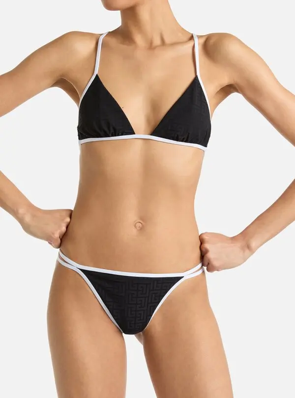 Balmain Monogram Lycra Swimsuit