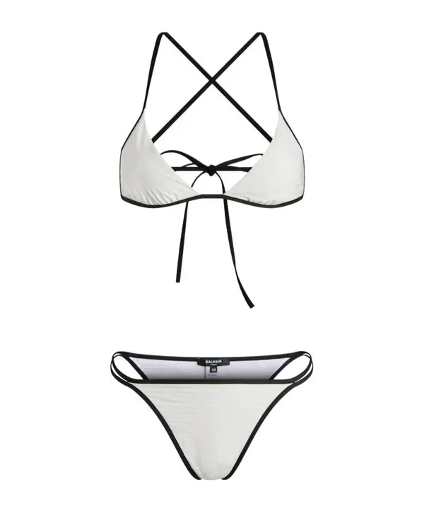 Balmain Monogram Lycra Swimsuit