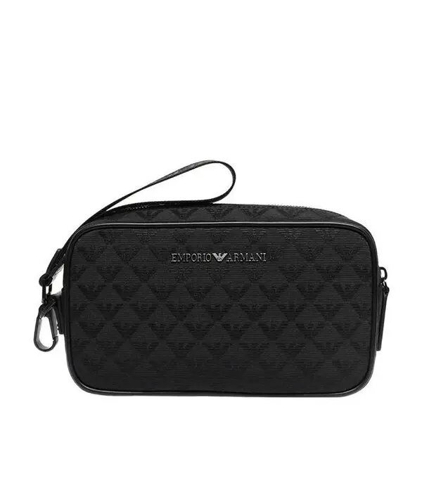 Emporio Armani All-over Jacquard Wash Bag