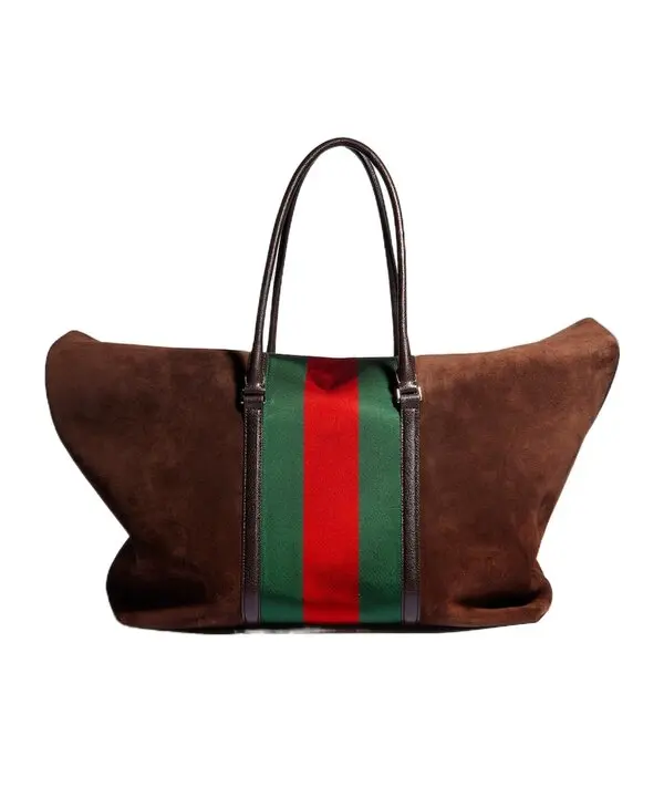 Gucci Medium Duffle Bag With Web Detail