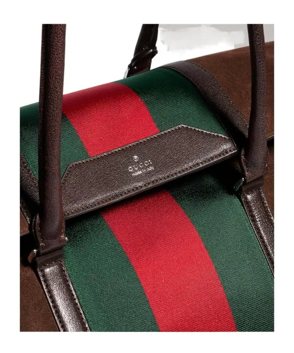 Gucci Medium Duffle Bag With Web Detail