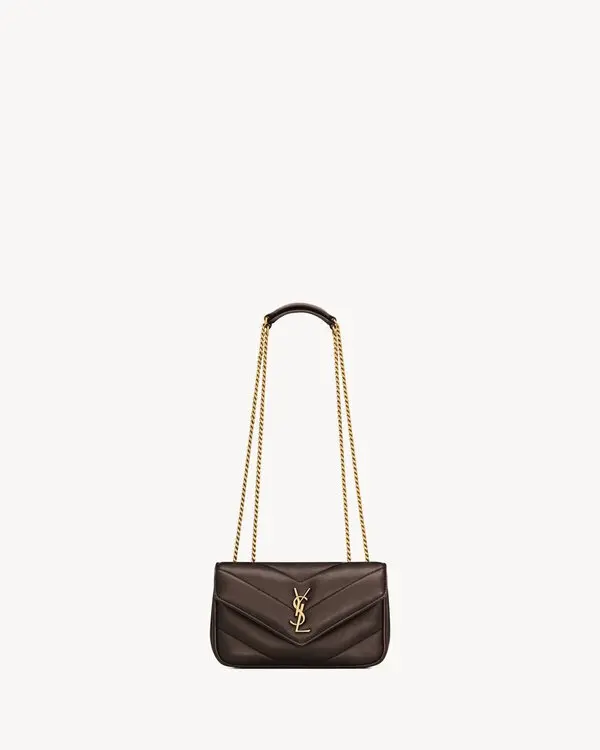Saint Laurent Loulou Mini Quilted Lambskin Shoulder Bag