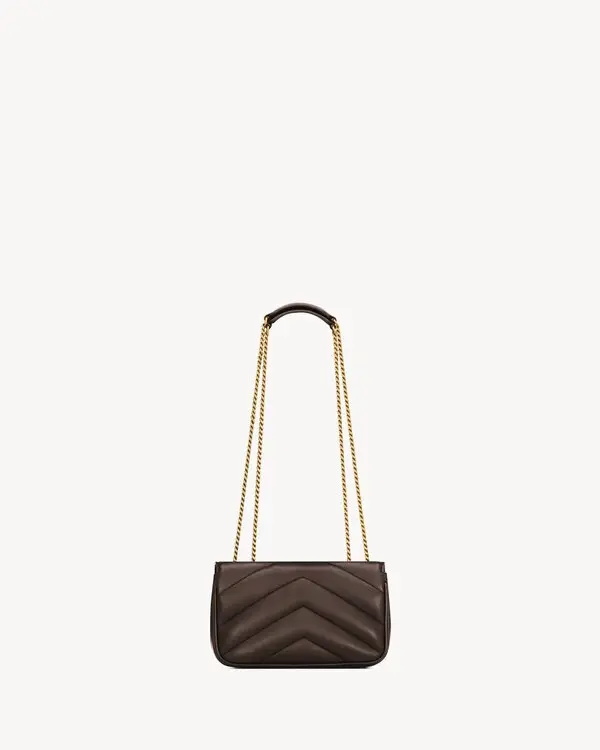 Saint Laurent Loulou Mini Quilted Lambskin Shoulder Bag