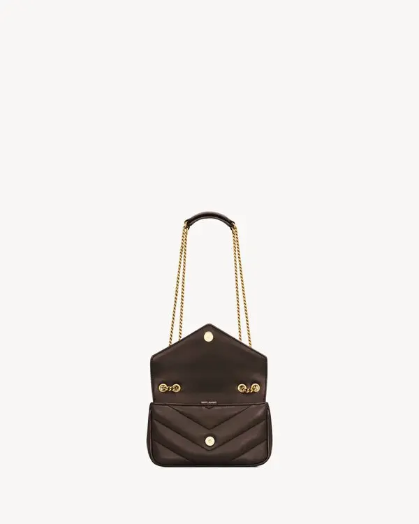 Saint Laurent Loulou Mini Quilted Lambskin Shoulder Bag