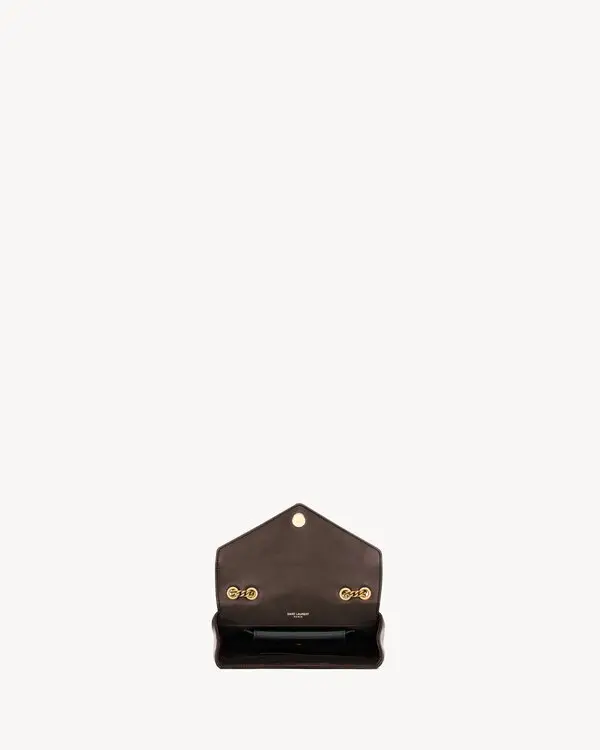 Saint Laurent Loulou Mini Quilted Lambskin Shoulder Bag