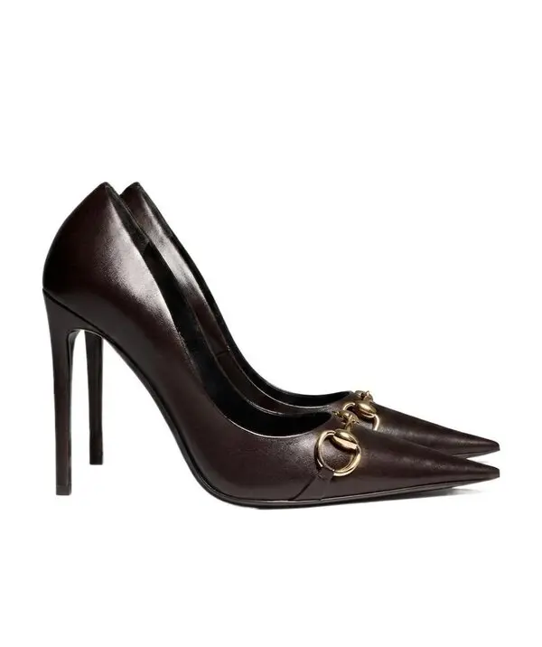 Gucci Donna Horsebit High-heel Pump
