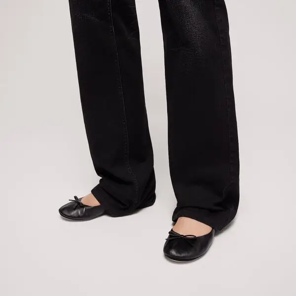 Gucci Ballerina Flats With Bamboo Trim