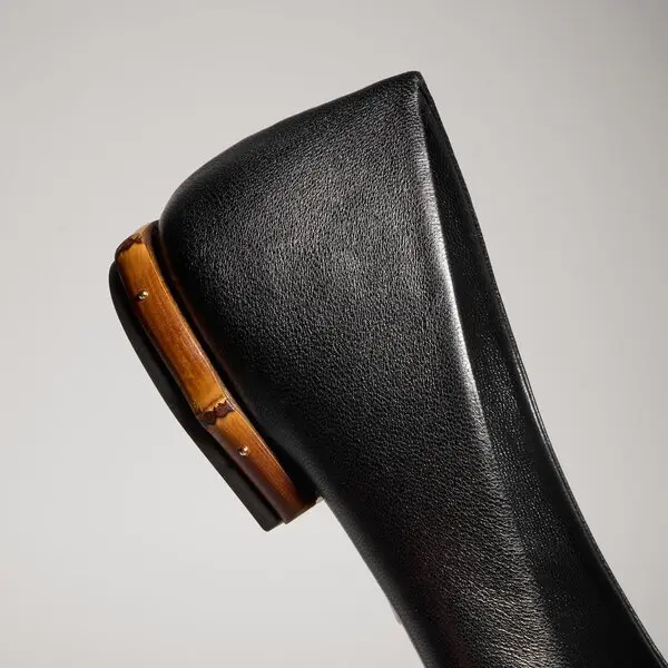 Gucci Ballerina Flats With Bamboo Trim