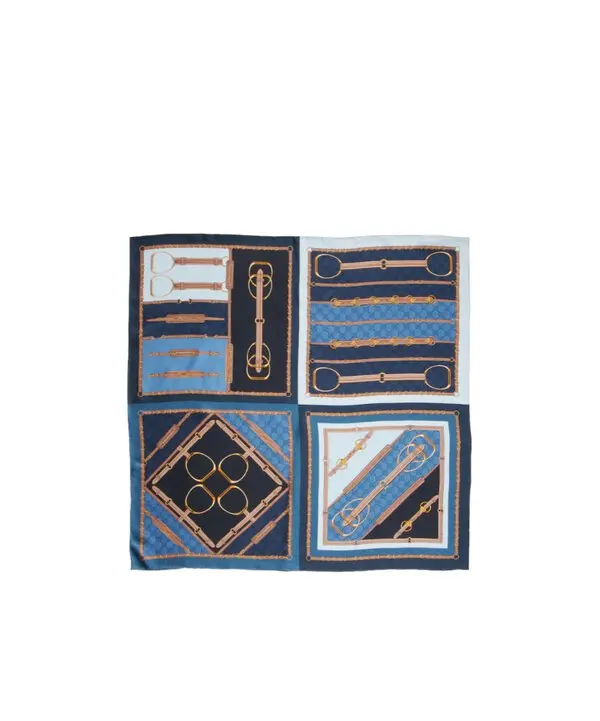 Gucci Printed Silk Twill Jacquard Carre - Multi-color