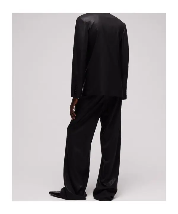 Gucci Light Wool Pants With Chintzed Finish