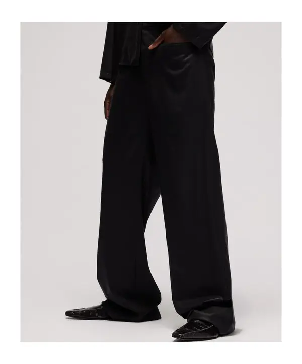 Gucci Light Wool Pants With Chintzed Finish