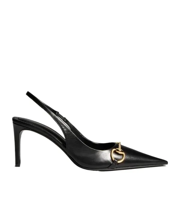 Gucci Donna Slingback Pumps - Black