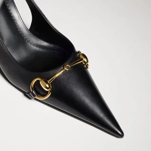 Gucci Donna Slingback Pumps - Black