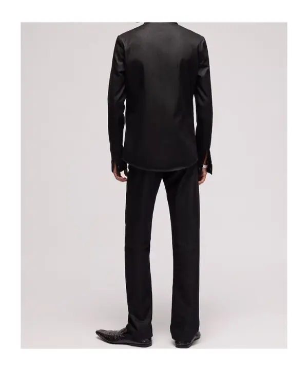 Gucci Cotton Silk Shirt With Embroidery - Black