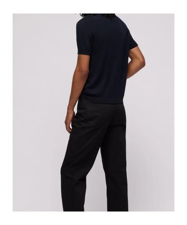 Gucci Knit Cashmere Polo Shirt With Embroidery