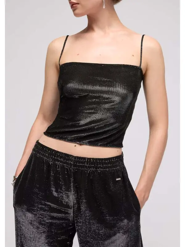 Gucci Jersey Top With Iridescent Effect