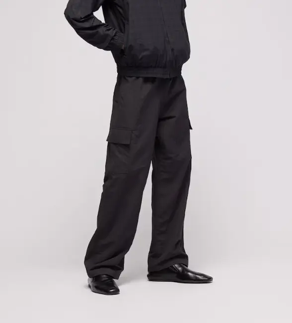 Gucci Froissé Nylon Cargo Pants With Interlocking G Embroidery